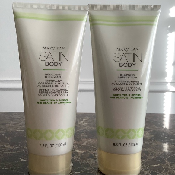 Mary Kay | Bath & Body | New Mary Kay Satin Body Set White Tea Citrus ...